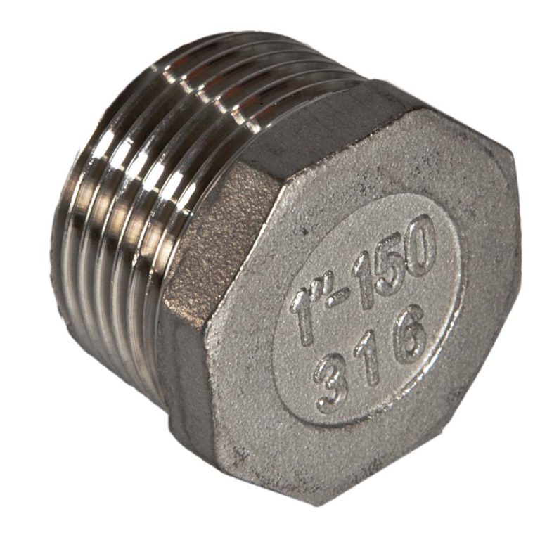 Stainless Steel BSP Fitting - Hex Plug - Delvin Flow